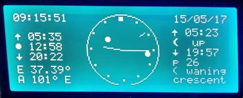 Graphic Lcd Analogue Clock Wooduinoca