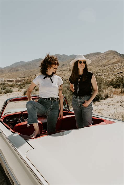 This Thelma And Louise Inspired Same Sex Elopement Is Full Of Road Trip