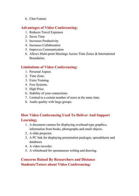 video conferencing report docx web conferencing computer software