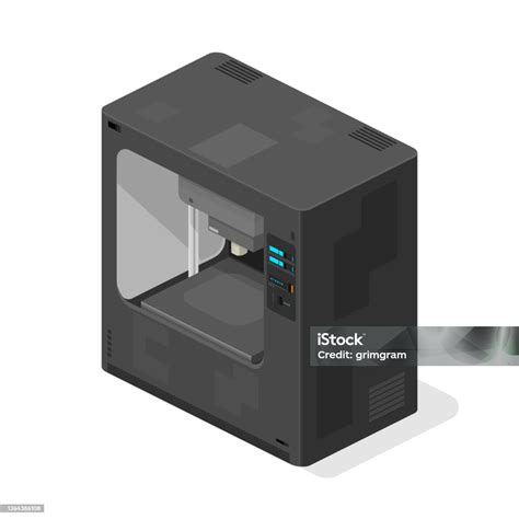 등대 3d 프린터 아이콘 벡터 일러스트레이션 3차원 인쇄에 대한 스톡 벡터 아트 및 기타 이미지 3차원 인쇄 등측투영법 아이콘 Istock