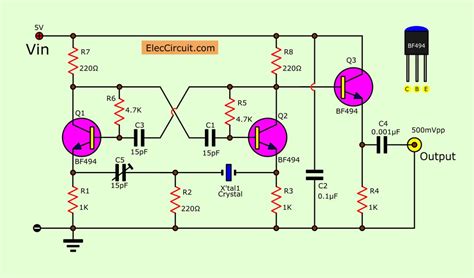 Symmetrical Harmonic Oscillator Circuit ElecCircuit