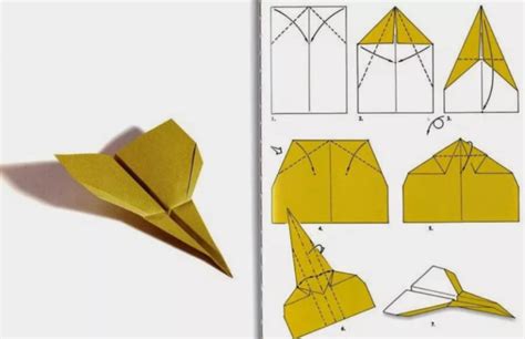 Paper Airplane Steps Paper Airplane Folding Origami Paper Plane