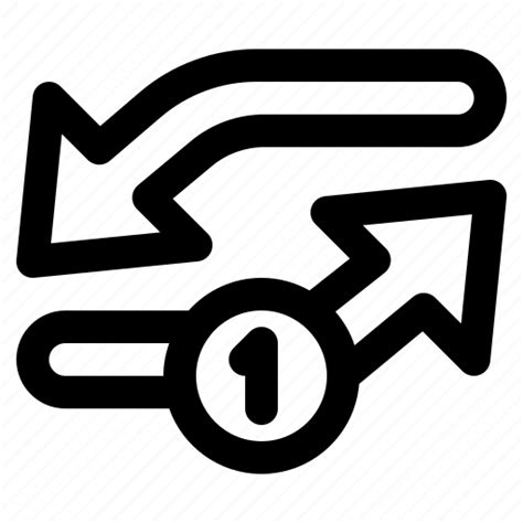 Arrow Loop Multimedia Once Repeat Icon