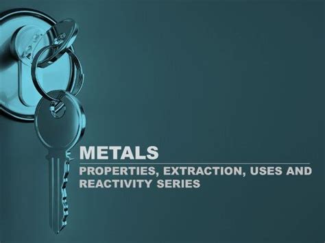 Igcse Chemistry Metals Teaching Resources