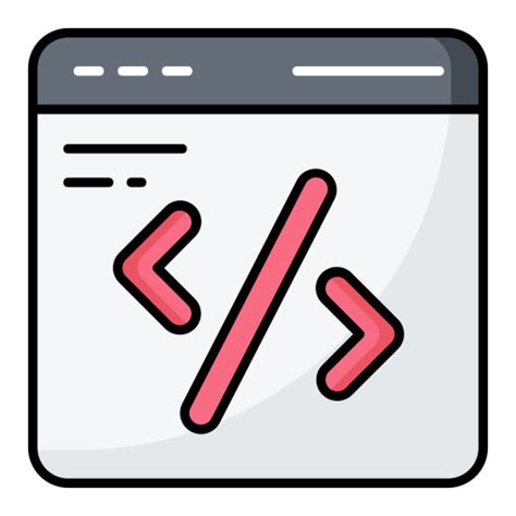 Coding Generic Color Lineal Color Icon