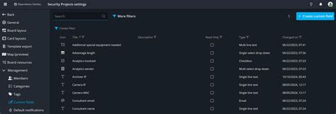 Create Custom Fields Operations Center Help Center