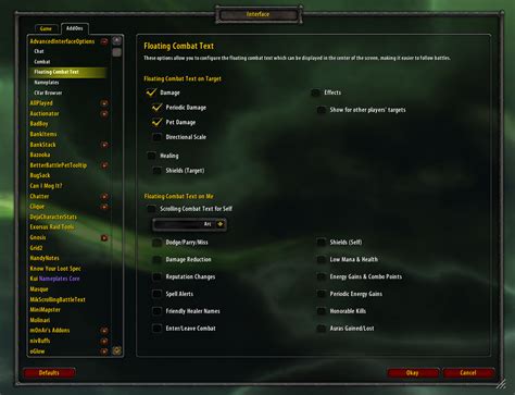 Scrolling Combat Text Problem Interface Addons And Makros World Of Warcraft Forums