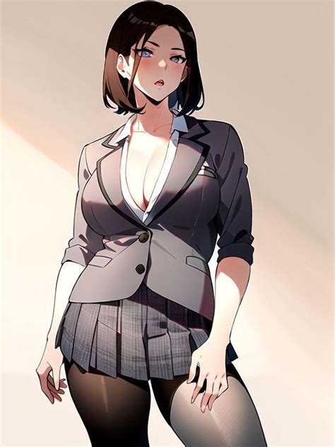 Sexy School Outfit Anime Curvy Model By Samuraiwesley On Deviantart