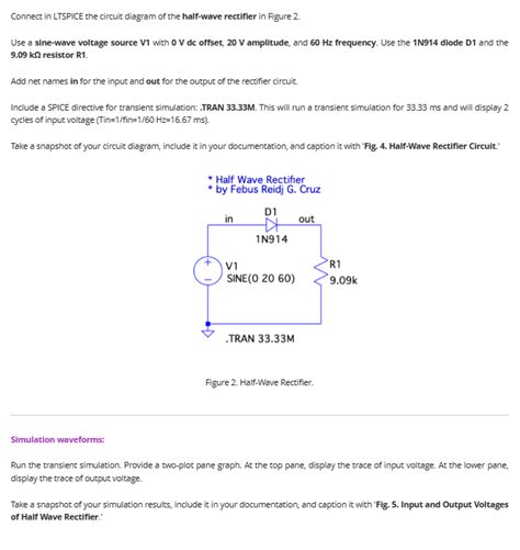 Solved Connect In Ltspice The Circuit Diagram Of The