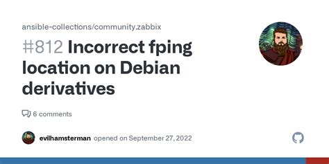 incorrect fping location on debian derivatives · issue 812 · ansible