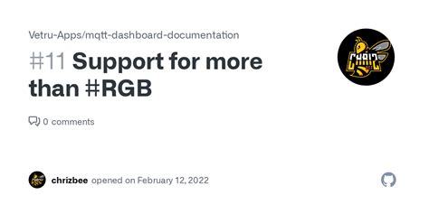 Support For More Than Rgb Issue Vetru Apps Mqtt Dashboard Documentation Github