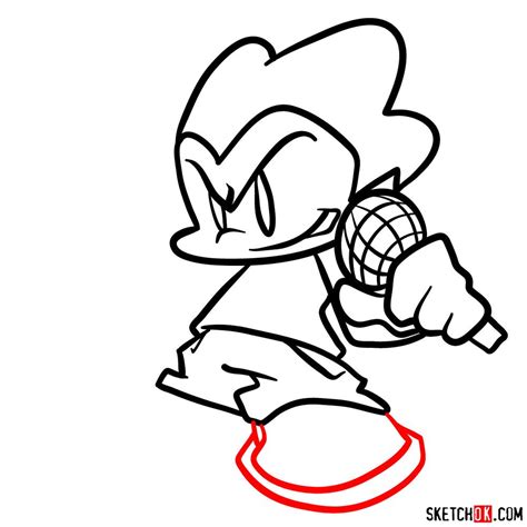 How To Draw Pico From Friday Night Funkin Sketchok Easy Drawing Guides