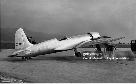 The Short Wing Version Of The Hughes H 1 Racer Being Prepared For The