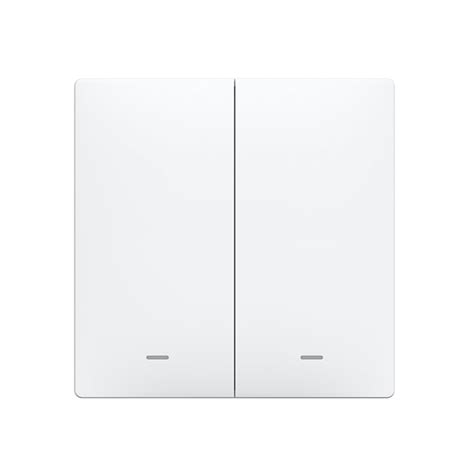 Enerj Smart 2 Gang Push Button Switch White Sha5352 Uk