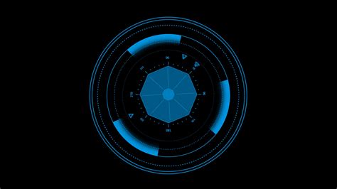 sci fi futuristic hud circle interfaces stock motion graphics sbv