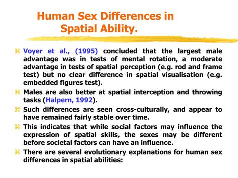Ppt Evolutionary Psychology Lecture 10 Spatial Ability Powerpoint