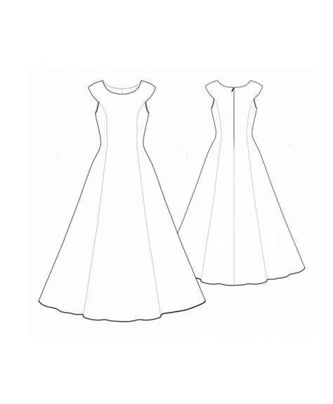 Printable Wedding Dress Patterns 60 Photos