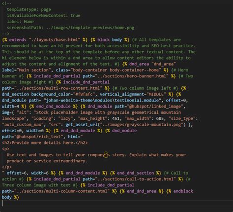 solved hubspot community issue formatting hubl html code in vs