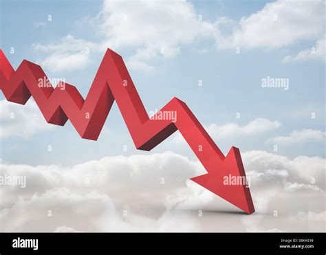 Red Arrow Down Sign Hi Res Stock Photography And Images Alamy