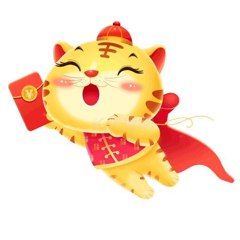 新年拜年发红包素材图片免费下载 千库网