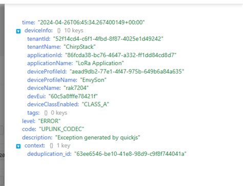 Uplink Codec Problem Integrations ChirpStack Community Forum