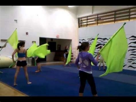 Wind Up 45 Toss And The Catch Behind The Back Color Guard Colour