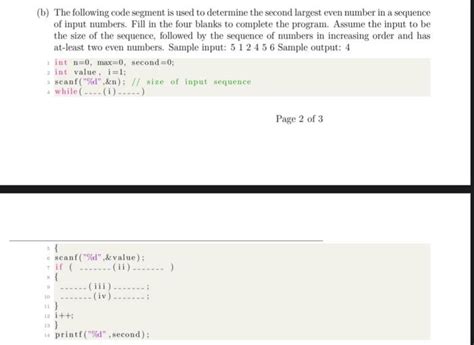 solved 3 a the following program takes three inputs if