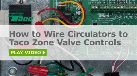 Simple Wiring Diagram For Taco Zone Valves With Wires