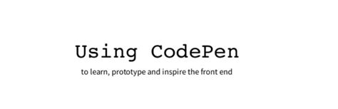 Using Codepen To Learn How To Make Webpages