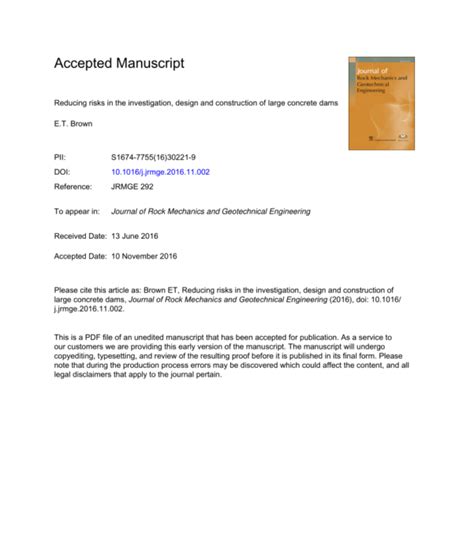 Thrust Block Design Spreadsheet In Pdf Rock Engineering Design Of Posttensioned Anchors For Dams