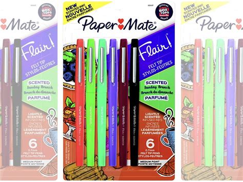 Wow Paper Mate Scented Flair Pens 6 Pack Just 79¢ At Walgreens Reg