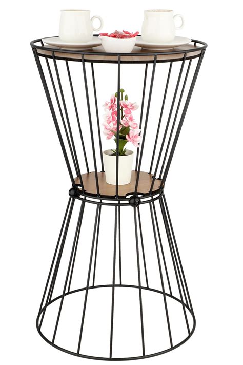 ყავის მაგიდა მეტალის შავი Bg703