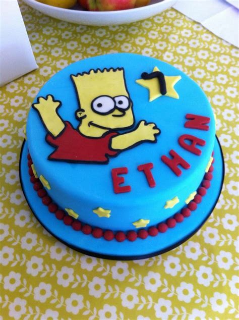 Bart Simpson Themed Cake Simpsons Cake Cake Themed Cakes