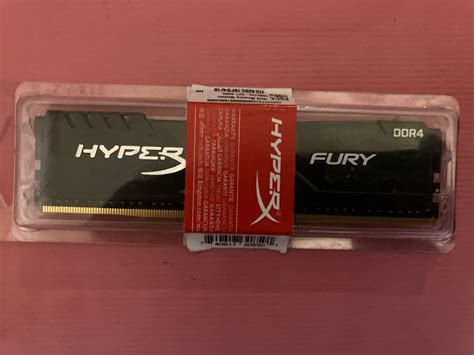 Used New 16gb Kingston Hyperx Fury Ddr4 2666 Pc4 21300 Desktop Memory Hx426c16fb4 16 Ubb Threads