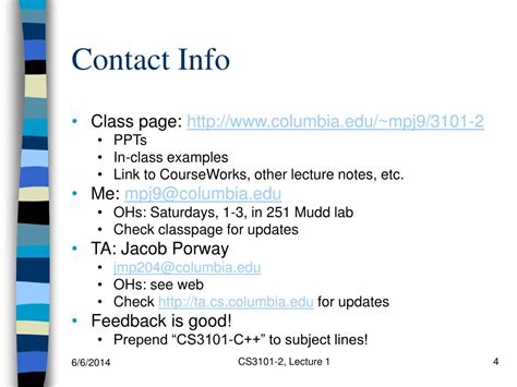Ppt Cs3101 2 Programming Languages C Lecture 1 Powerpoint