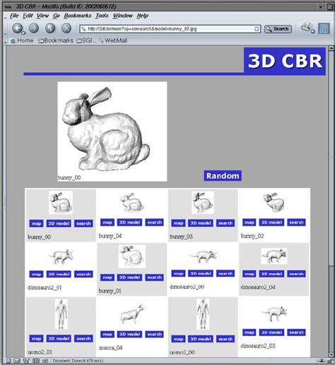 The Web Interface Of The 3d Content Based Retrieval System The Download Scientific Diagram