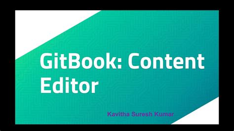 GitBook Content Editor YouTube