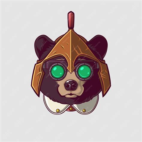 Premium Vector Honey Bear Illustration In A Cute Style