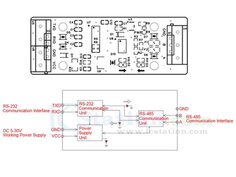 DC V V RS To RS Bidirectional Converter Level Communication Protocol Converter