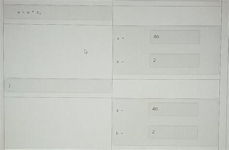 Solved Fill In The Tracing Table Below With The Proper