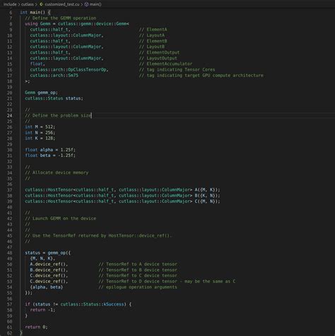 QST Sample Code Cannot Run Issue NVIDIA Cutlass GitHub