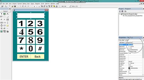 vb6 keypad backspace function youtube