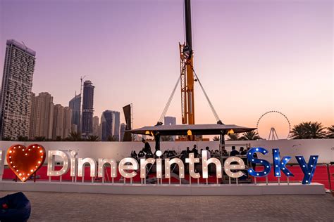 Dine Among The Stars At The Dinner In The Sky Dubai Tickets