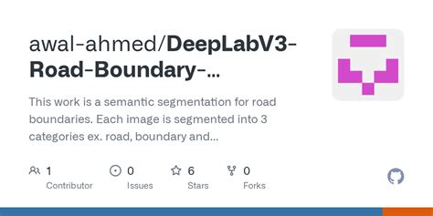 Github Awal Ahmed Deeplabv3 Road Boundary Estimation This Work Is A Semantic Segmentation For