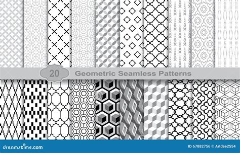 Geometric Seamless Patterns Pattern Swatches Included For Illustrator User Pattern Swatches