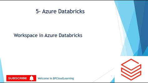 5 Workspace In Azure Databricks In Hindi Youtube