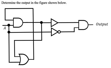Solved Determine The Output In The Figure Shown Below Output A Course Hero