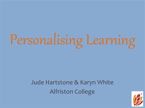 Ppt Personalising Learning Powerpoint Presentation Free Download