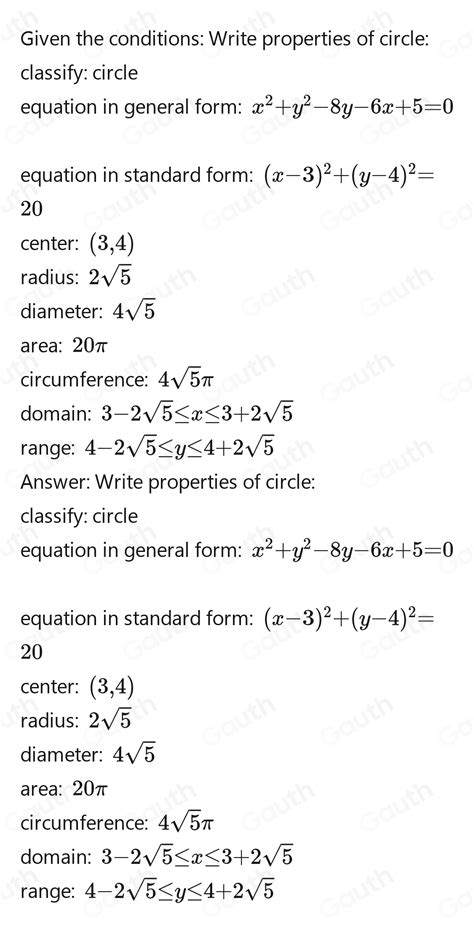 Solved Find The Centres And Radii Of The Following Circles X2 Y2
