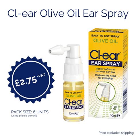 Clearwax Ear Wax Removal Specialists On Linkedin Cl Ear Olive Oil Ear Spray Now Available